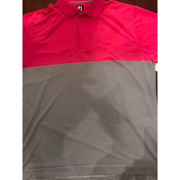FJ | Shirts | Footjoy Fj Polo Shirt Adult Xl Golf Short Sleeve ...